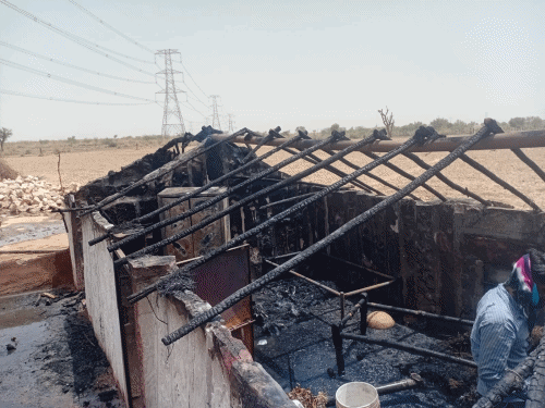 Bavdi Kala House Fire: Cash, Jewellery, Documents Burned; Family Seeks Help
