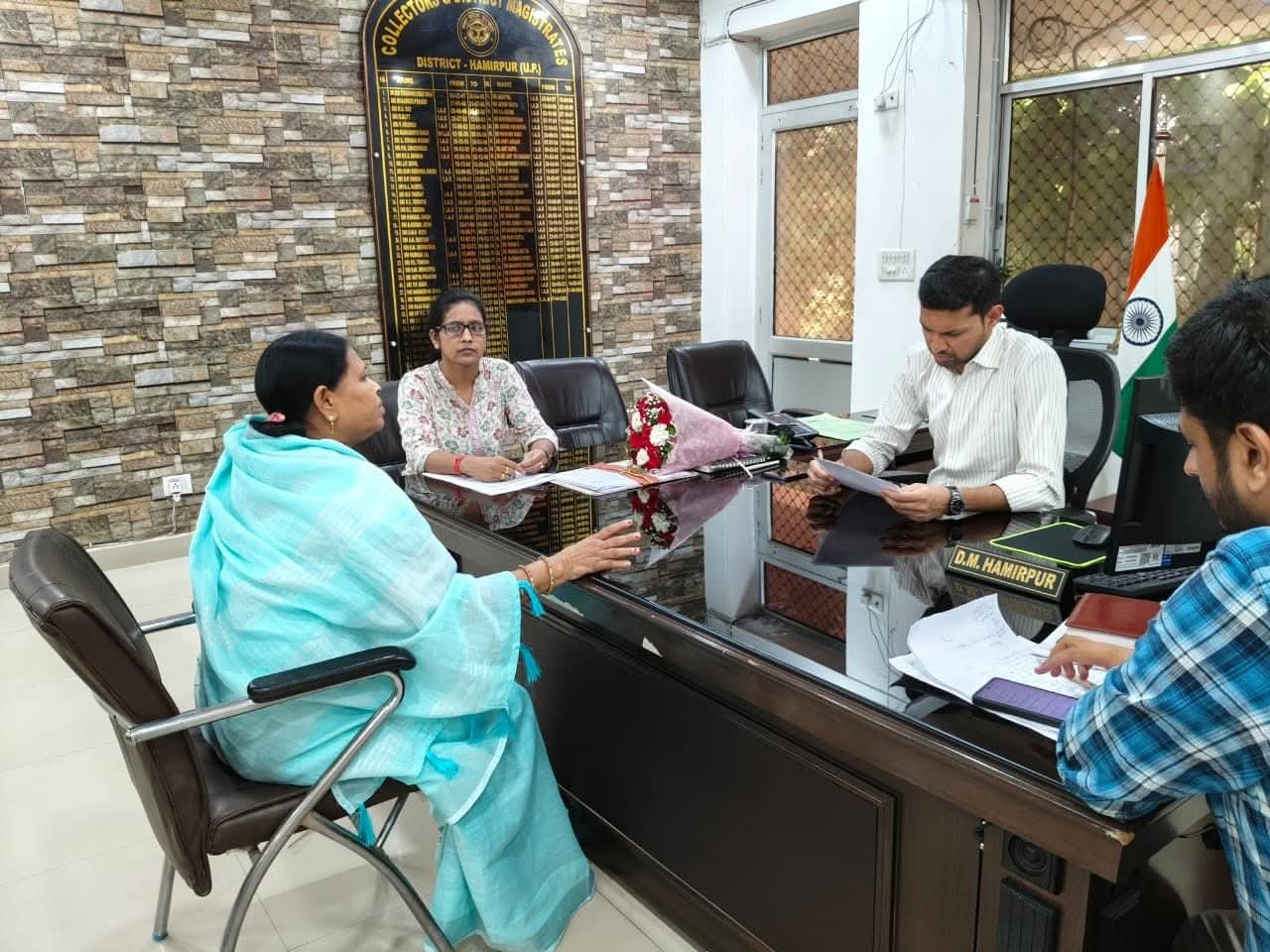 Hamirpur Chairman Submits Memo to DM Over Bad Road Condition | Kurara ...