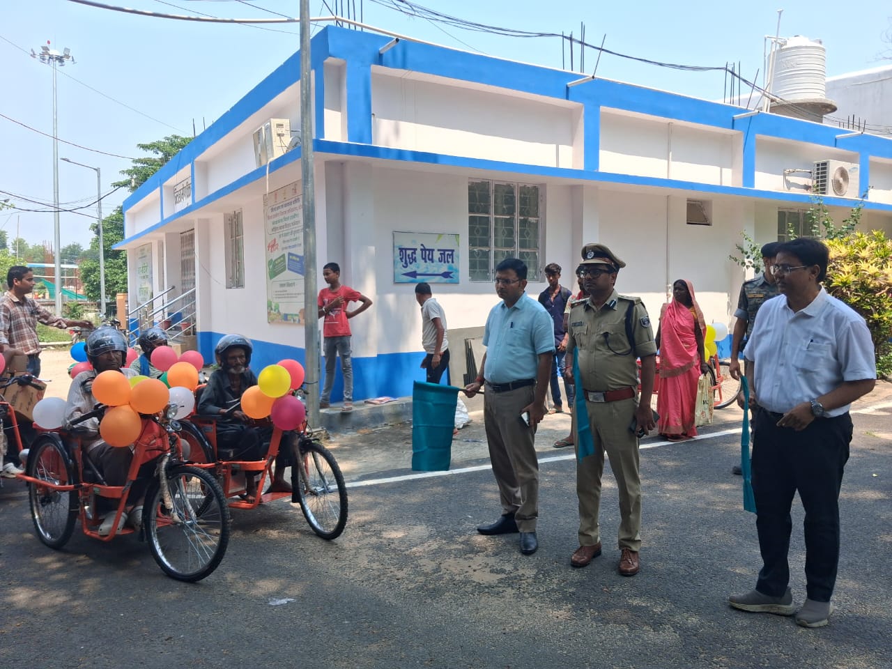 Battery operated tricycles distributed among 10 beneficiaries