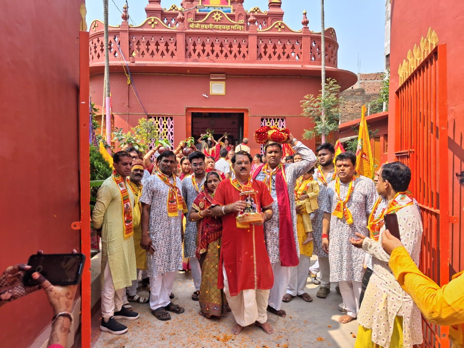 Pupri: Kalash procession taken out for Bhagwat Katha
