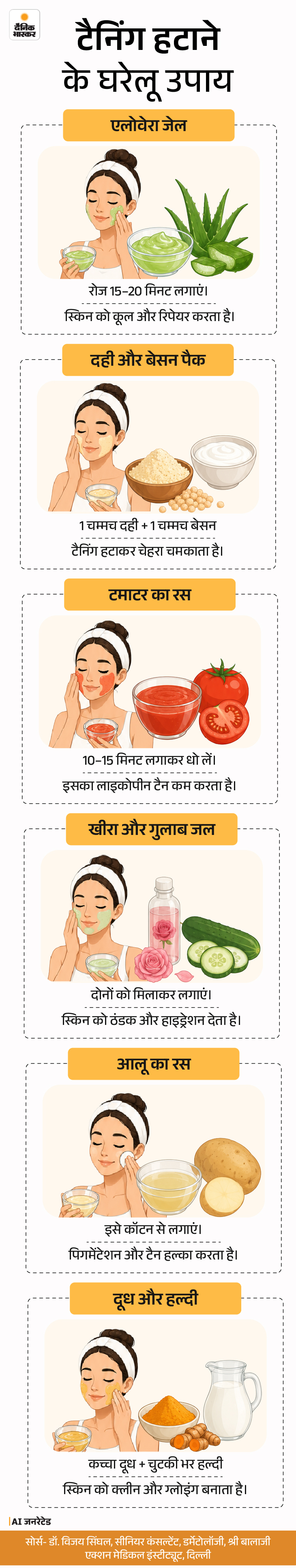 Sun Tanning Removal Home Remedies; UV Rays - Melanin | Skin Care Tips