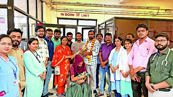 Newborn gets life, blood exchange transfusion at Janana Hospital