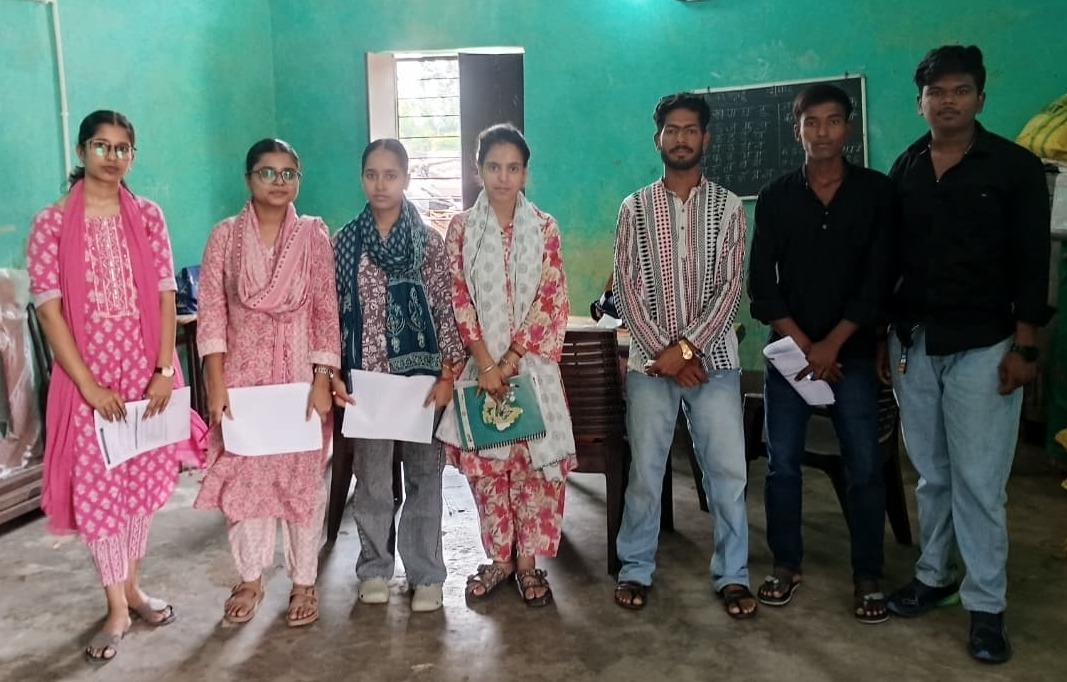 Social survey conducted by students doing internship