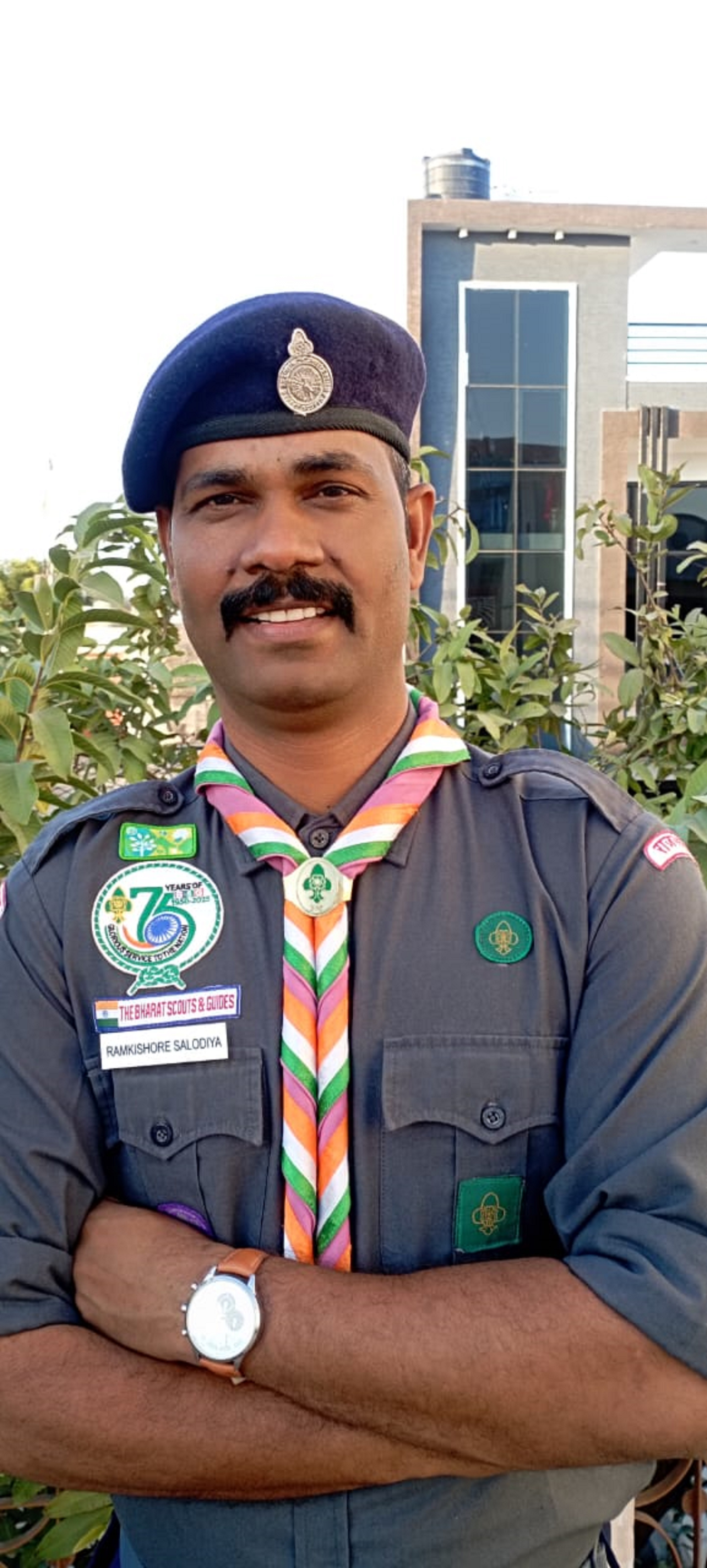 Delwara's scout Ramkishore Salodiya selected at the national level