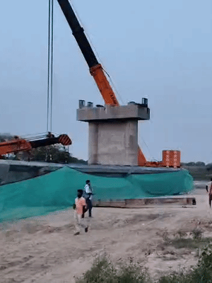 Fatehabad Bridge Girder Fall | Agra Yamuna River Accident