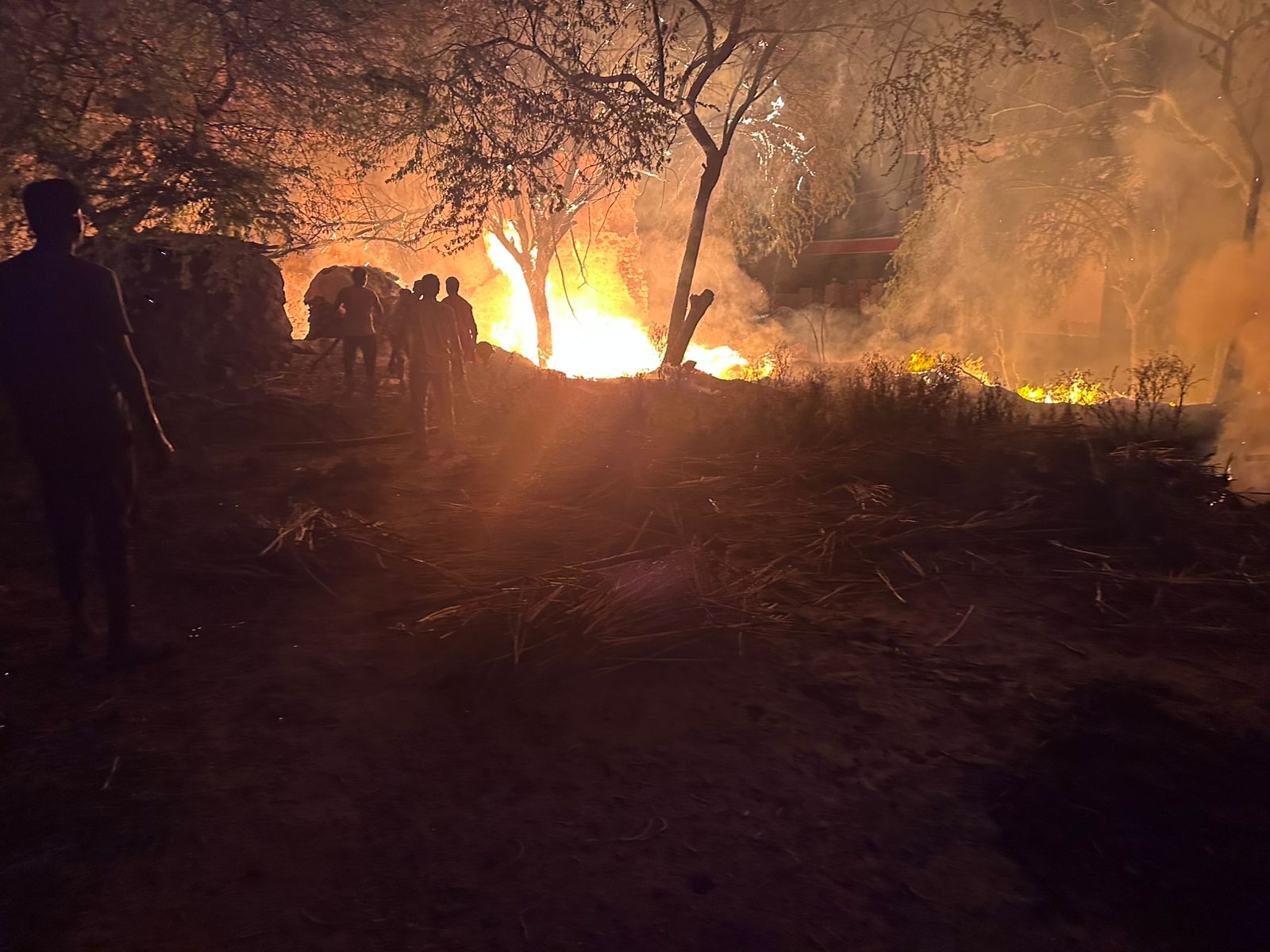Narnaul Fire Engulfs Fuel, Damages House | Villagers Face Loss