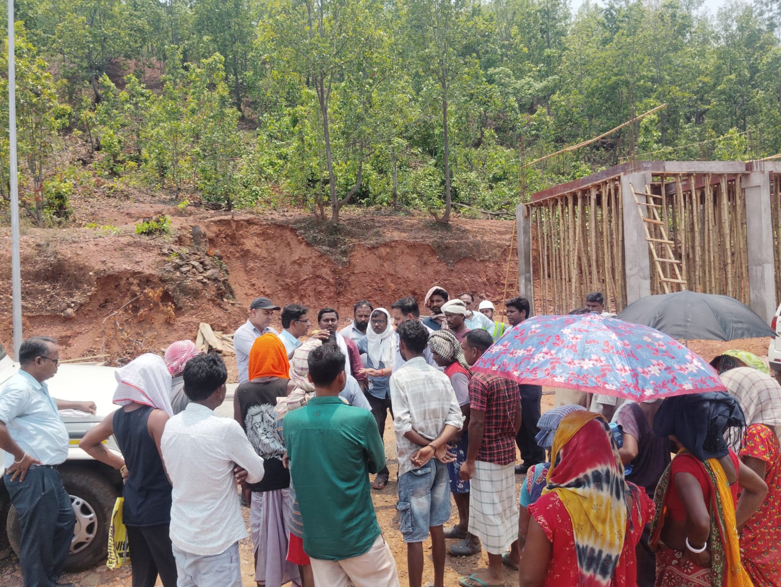 Forests have been cleared for the expansion of the Rakha Copper Plant ...