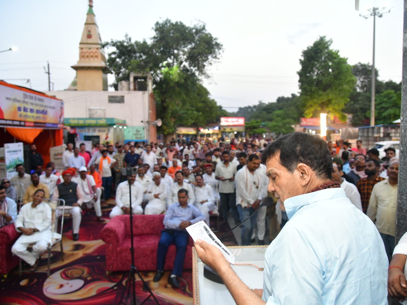 Mau CM Gramin Parivahan Yojana Bus Launch by Minister AK Sharma