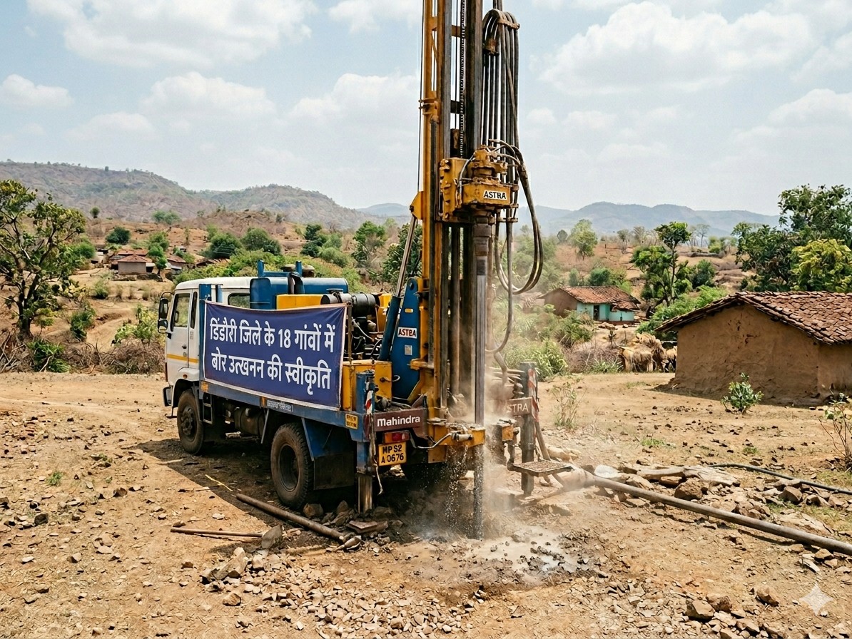 Dindori Collector Approves Bore Excavation for 18 Villages | Water Woes