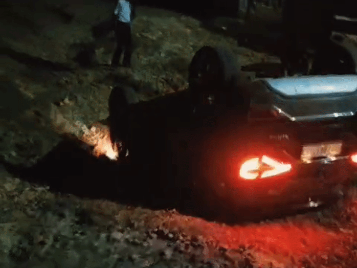 Kanpur sachendi car accident friends injured reel death stunt video