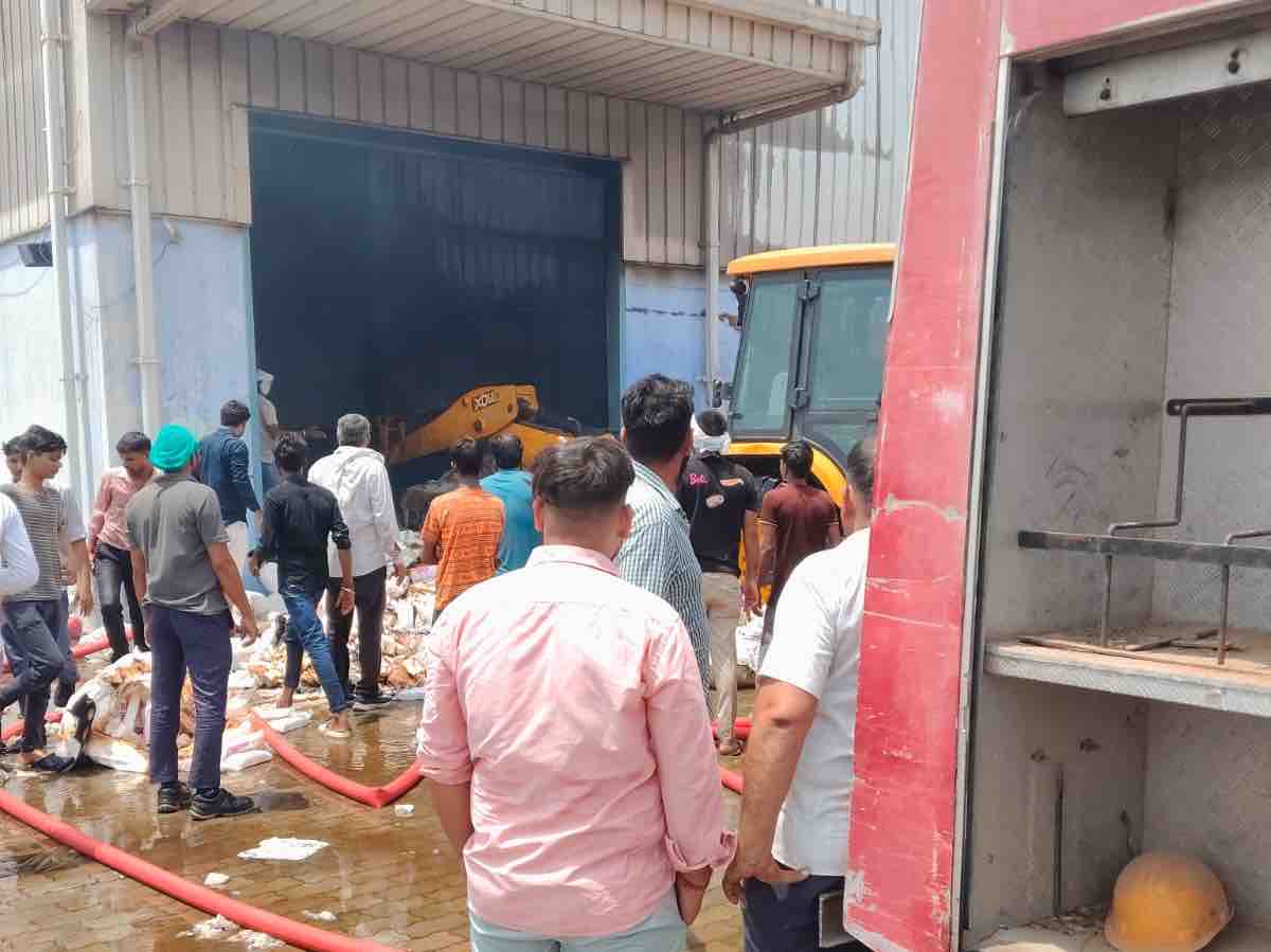Ringas Factory Fire: Medical Cotton Bags, Machines Damaged | Factory ...