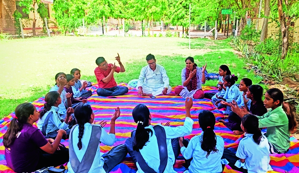 Girls learnt the tricks of science and mathematics and danced to folk ...