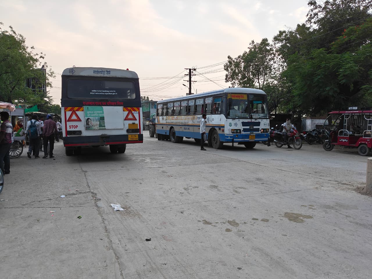 Buses are not coming to the bus stand after evening