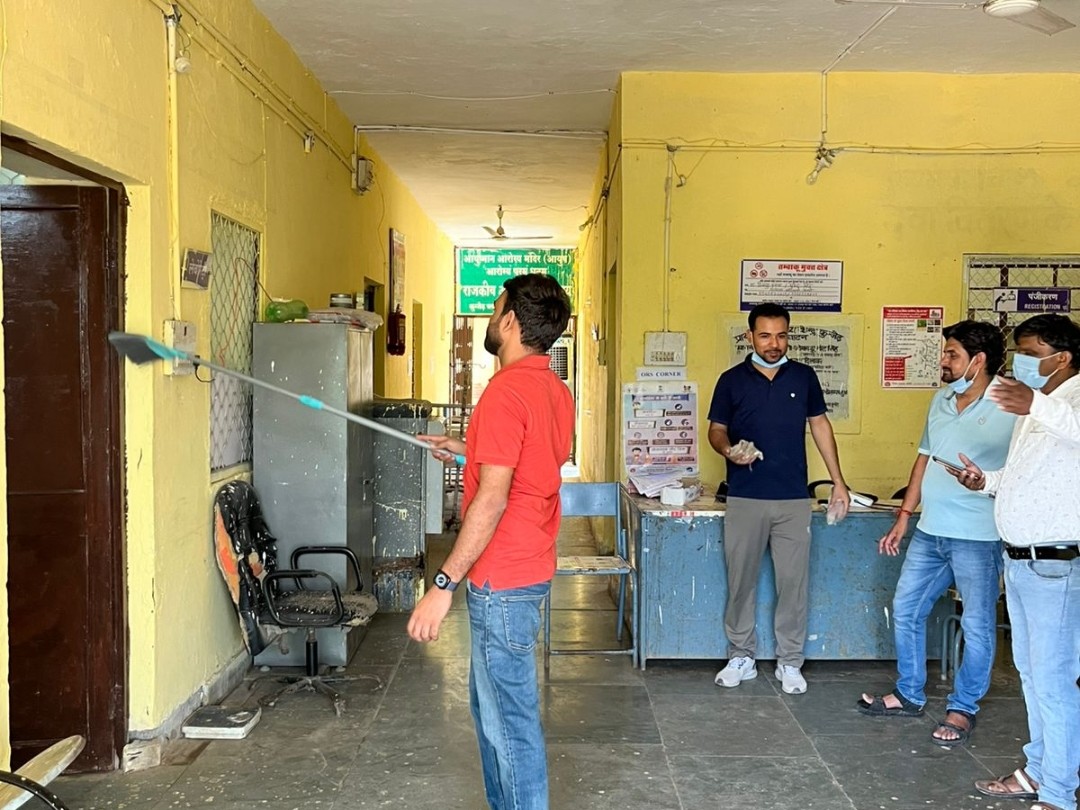 Baran Health Centers Mega Cleaning Drive | Collectors Orders