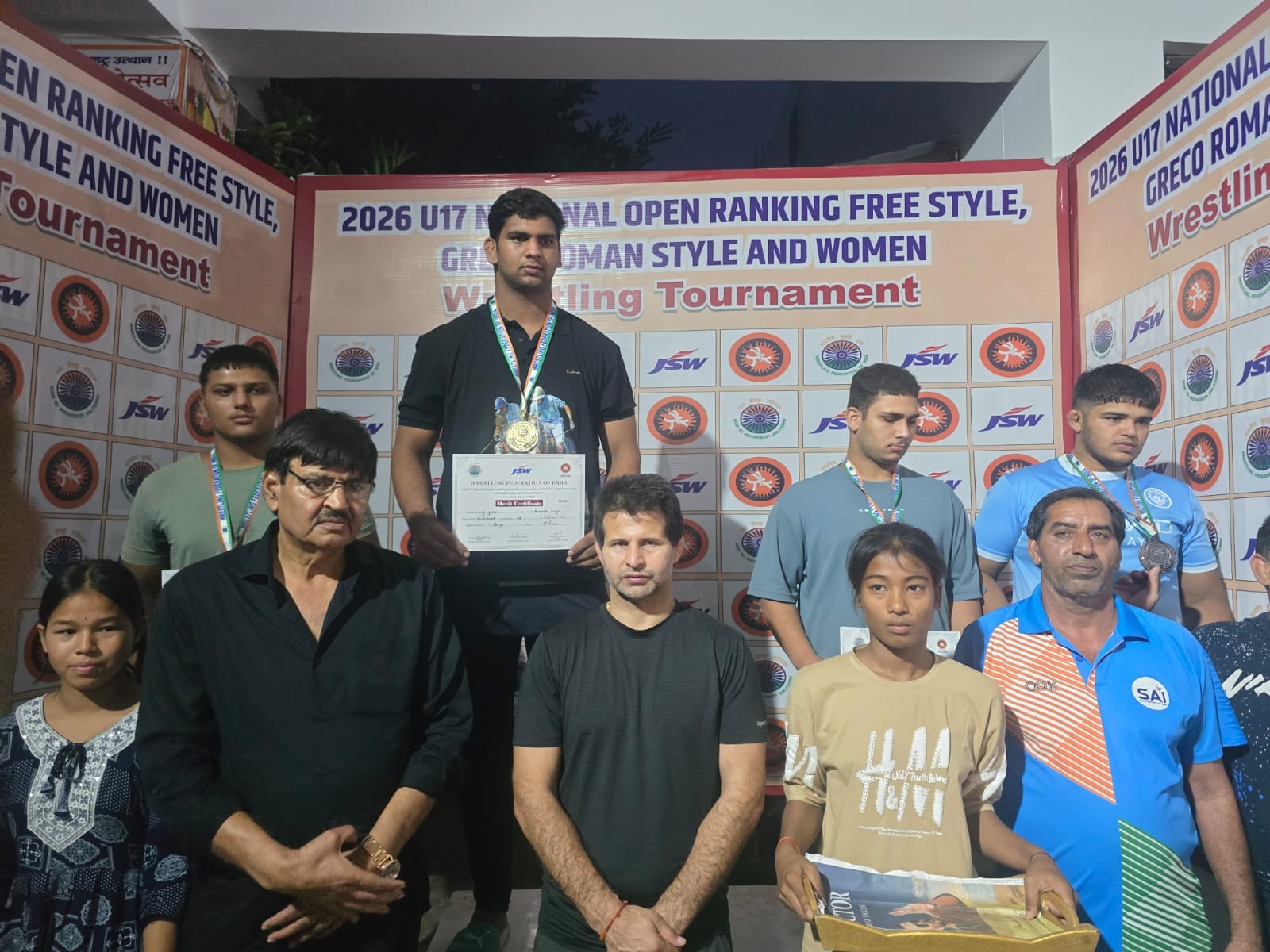 Gonda Freestyle Wrestling Ends: Haryana Dominates, UP Second