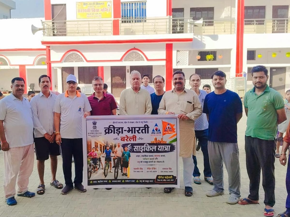 Kida Bharti Cycle Rally Awla | Healthy India Clean Environment Message