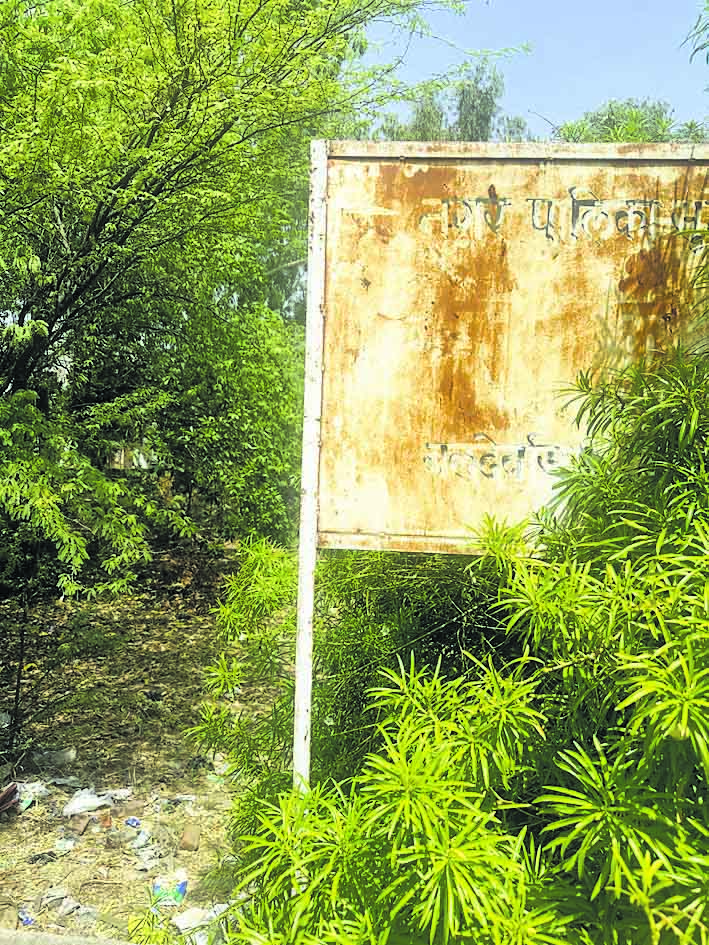 Public park in Baldev Singh Colony area is in bad shape