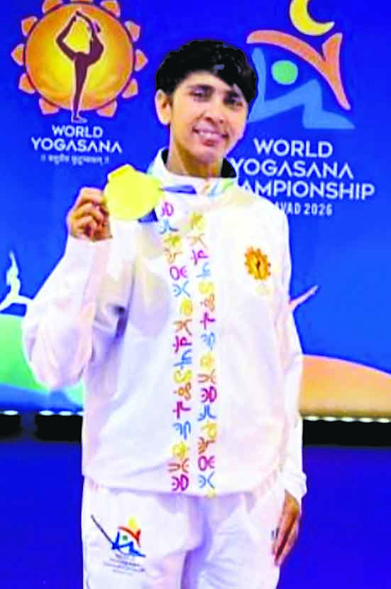 Gayatri of Sikar became the world champion in yoga, won gold in back ...