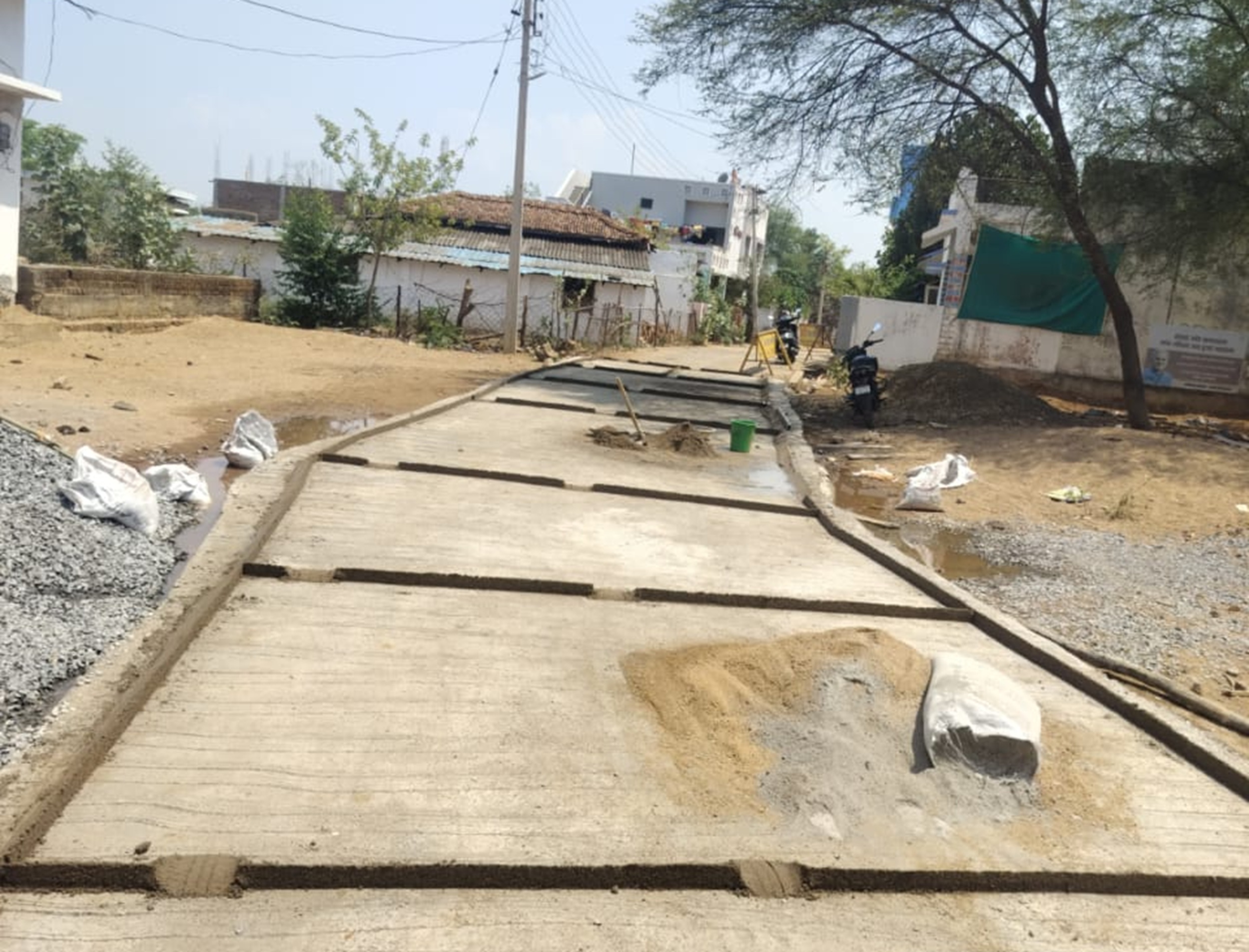 Allegation: CC road and drain being constructed in the wards, no ...