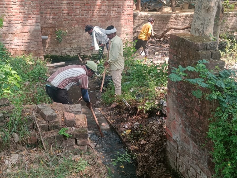 Kushgava Badshahpur | Gram Panchayat Prepares To Prevent Waterlogging
