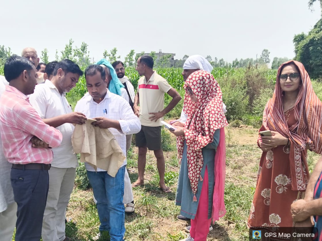 Dhanoura Land Demarcated for CM Model School | Amroha Education Project