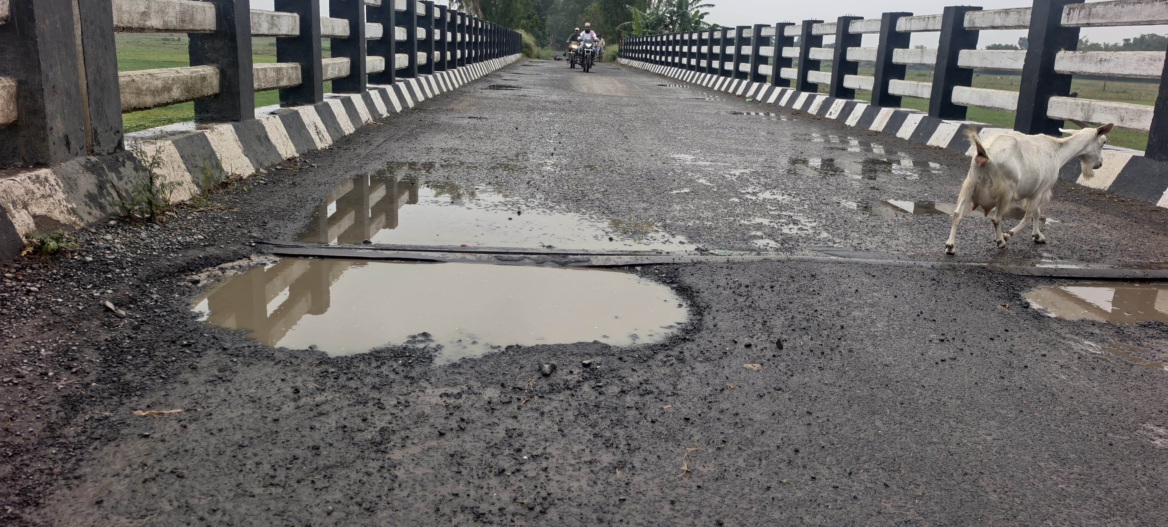 Lack of maintenance has led to the deterioration of the RCC box culvert ...