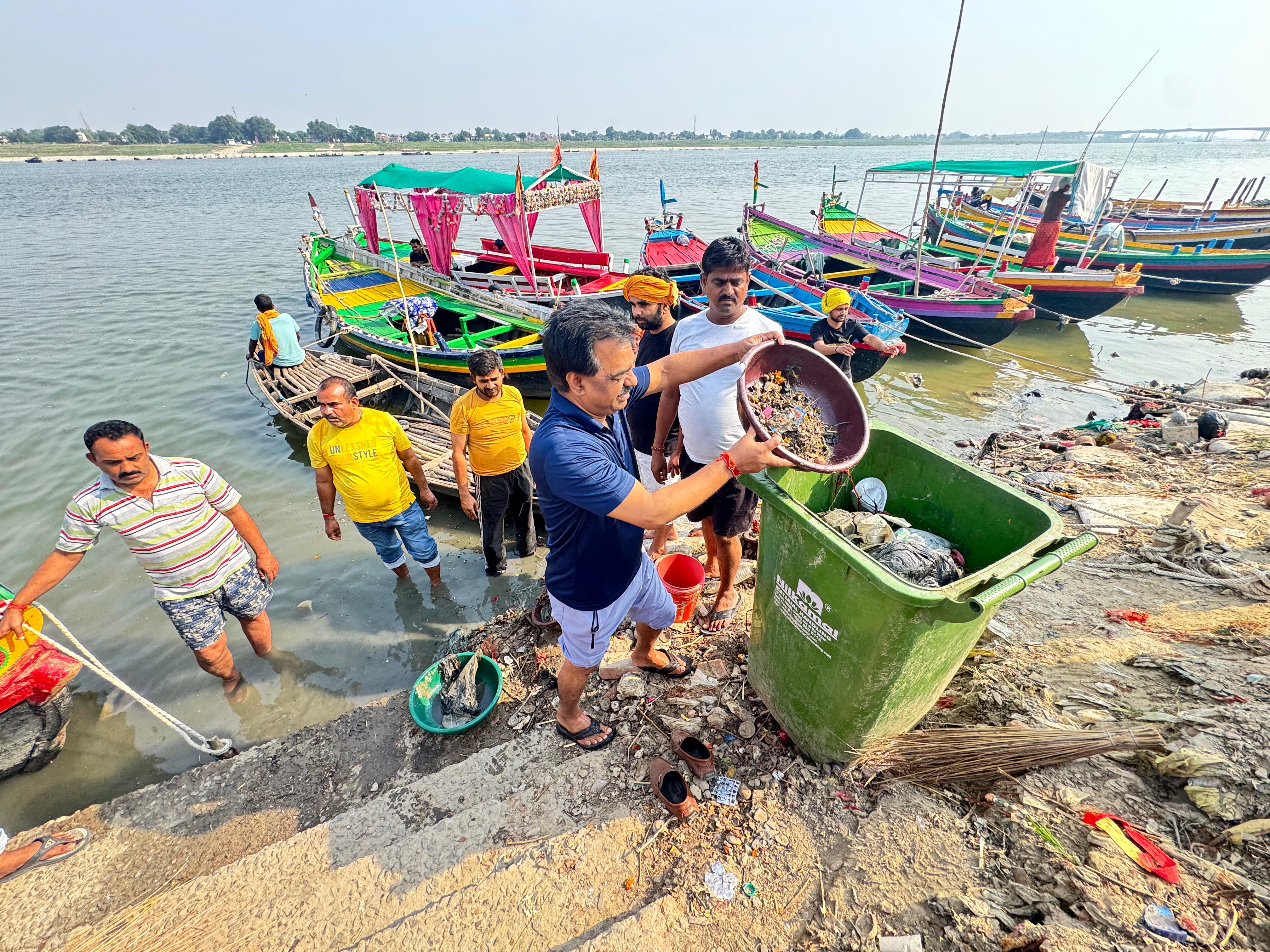 Ganga Seva: Cleanliness drive continues every Sunday for 12 years
