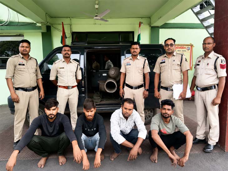 Raigarh Police Arrest 5 Thieves | Fly Ash Scrap Pipe Theft
