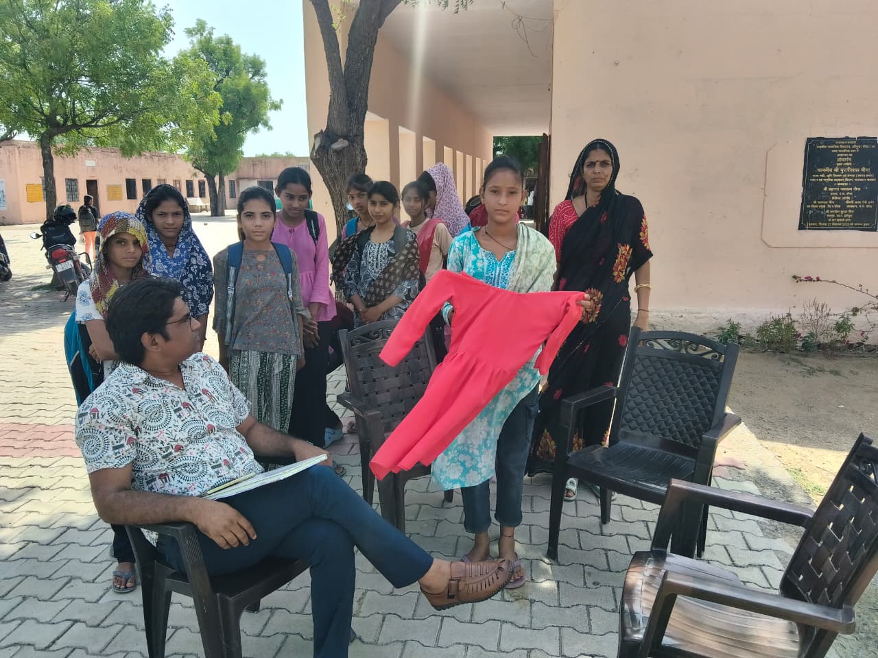 Children showcased their talents in the skill development camp.