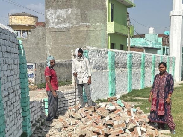 Gunnaur Encroachment Removal | Eidgah Boundary on Public Path; Action ...