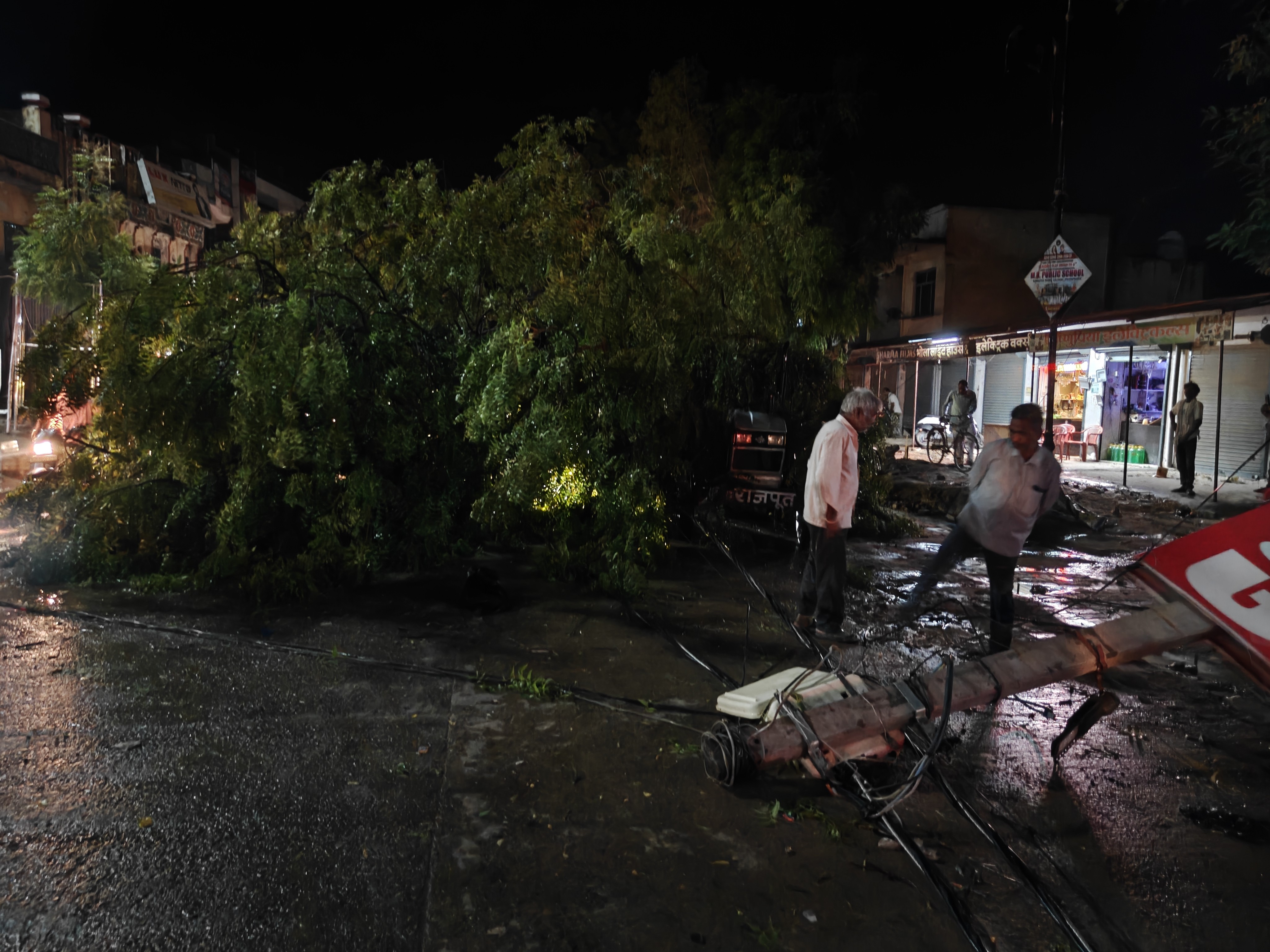 Lalganj Storm: Trees, Poles Fall; Life, Supply Disrupted