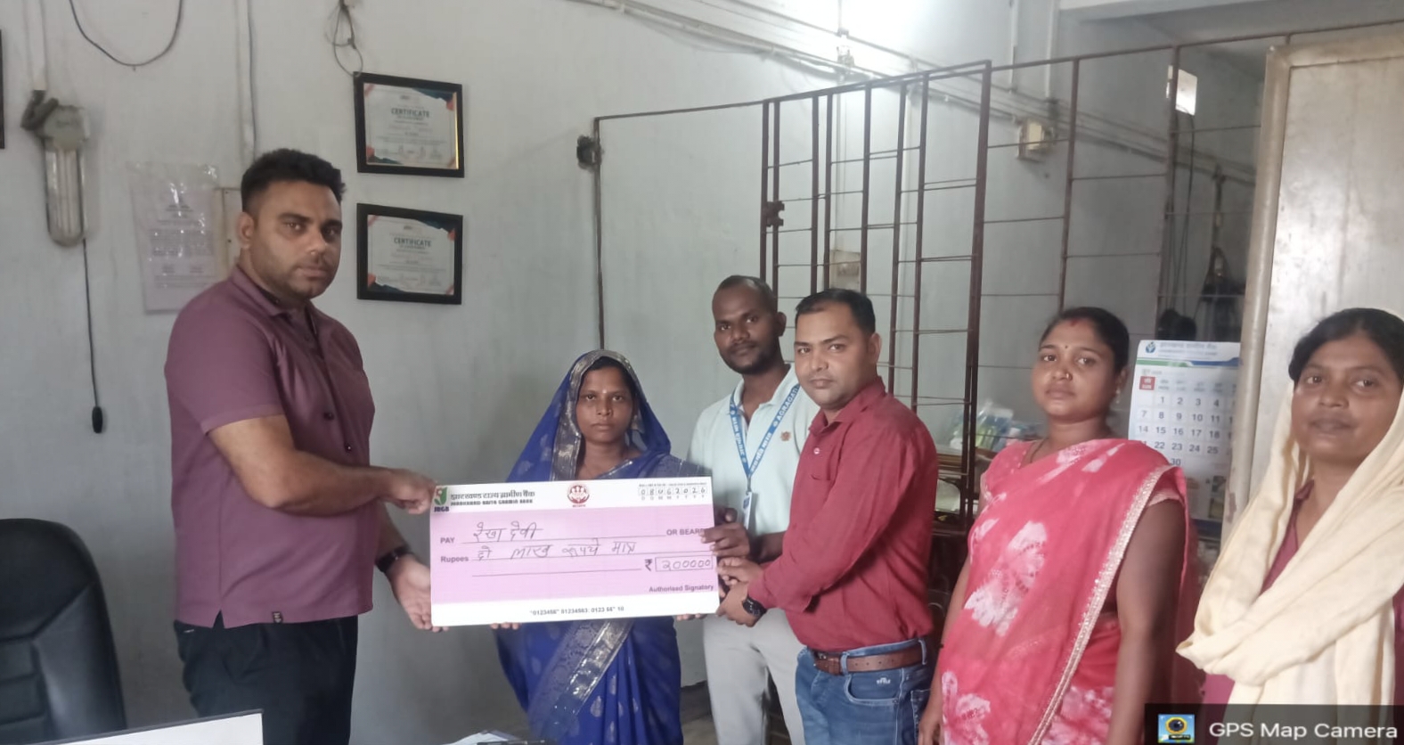 Two families received the benefits of insurance schemes.
