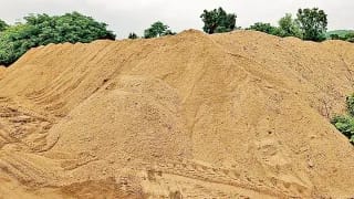 NGT ban from today, smugglers stock 5 lakh cft of sand