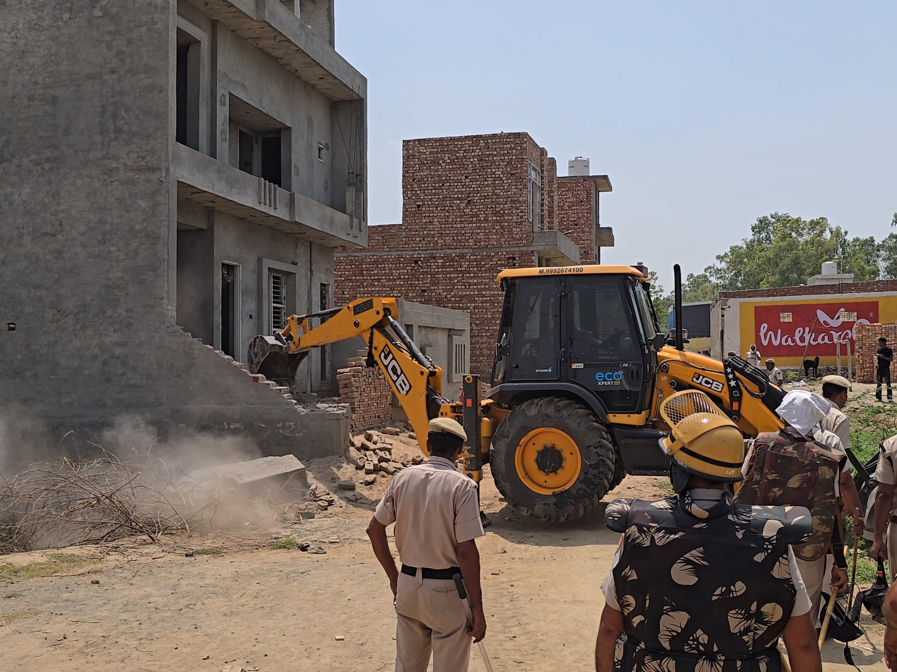 Jind: 27 Illegal Occupations Demolished; SP Vows Campaign Continuation