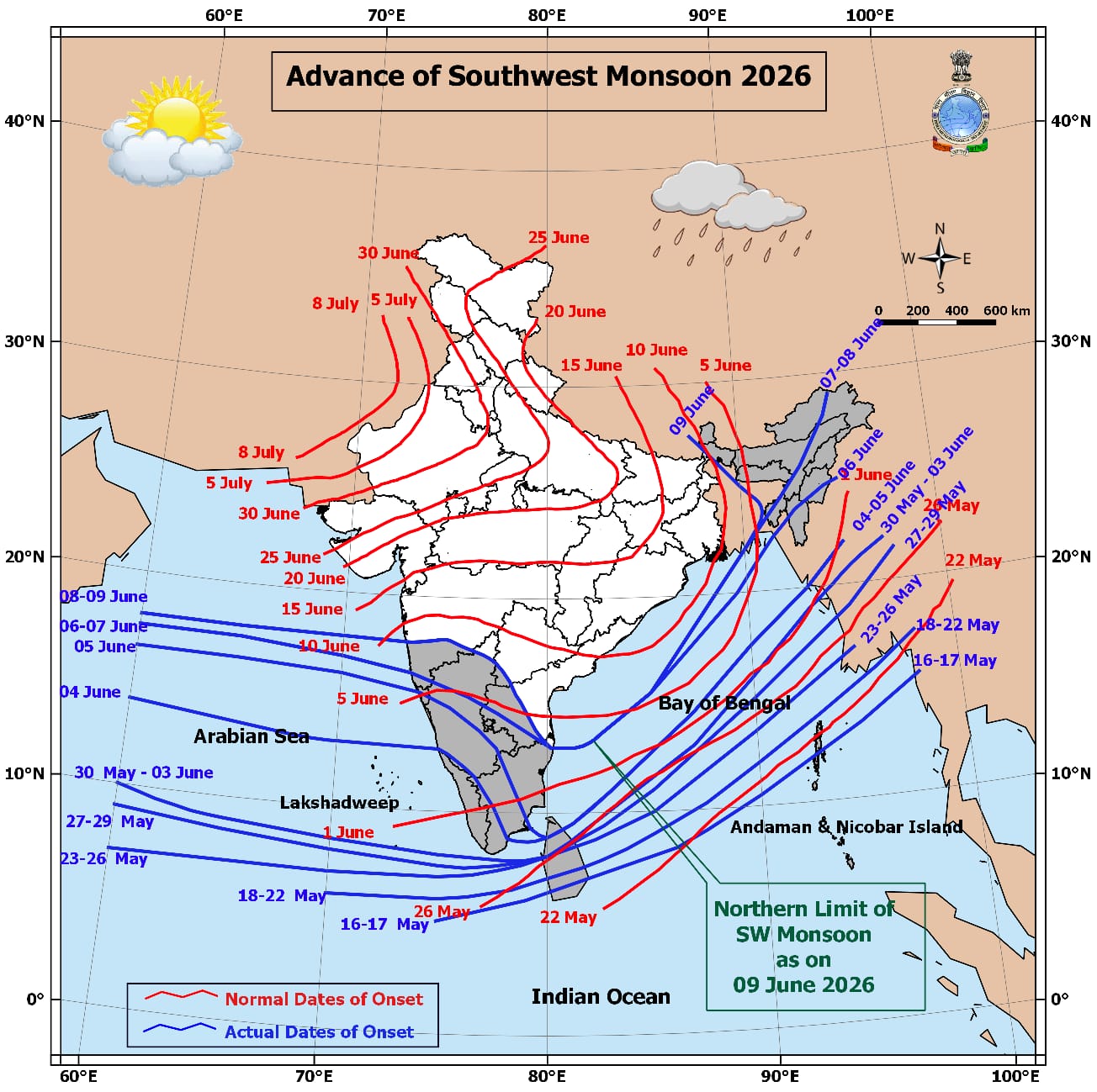 MP Pre-Monsoon Rains & Hail: 16 Districts Today