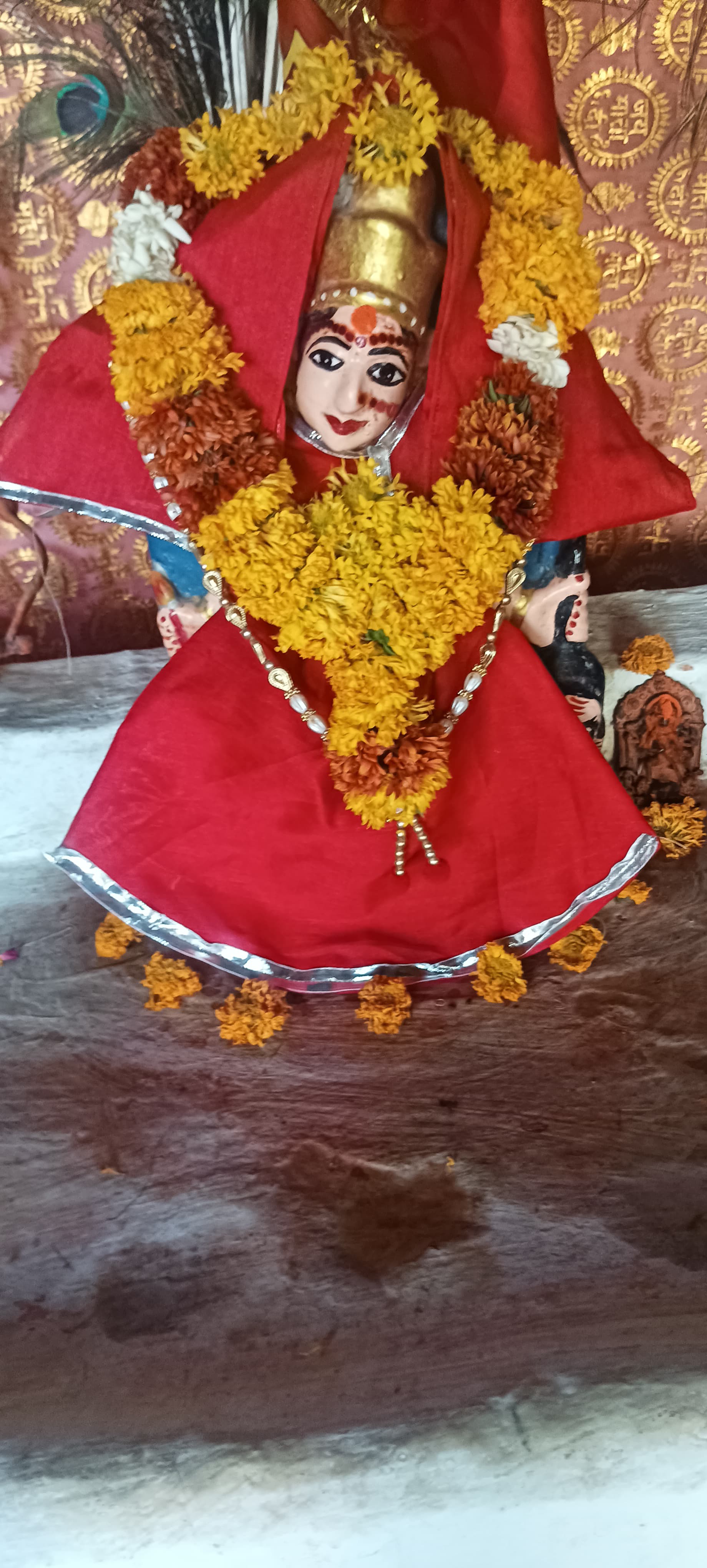 The voices of devotion resonated in the Devi Math during Adhik Maas