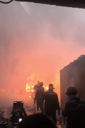 Ghaziabad Furniture Fire: Firefighter Escape Shed Collapse | Latest News
