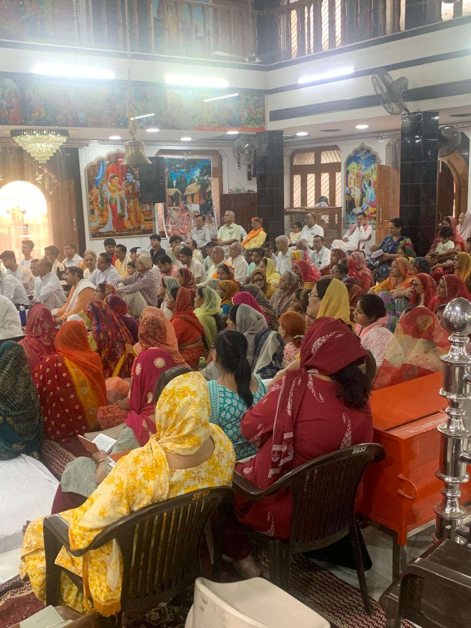 Gave the message of devotion and dedication in the satsang