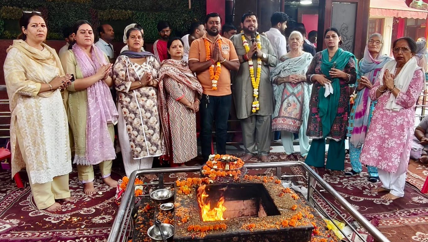 1342nd havan completed at Siddha Peeth Hanuman Temple, Joshi Nagar