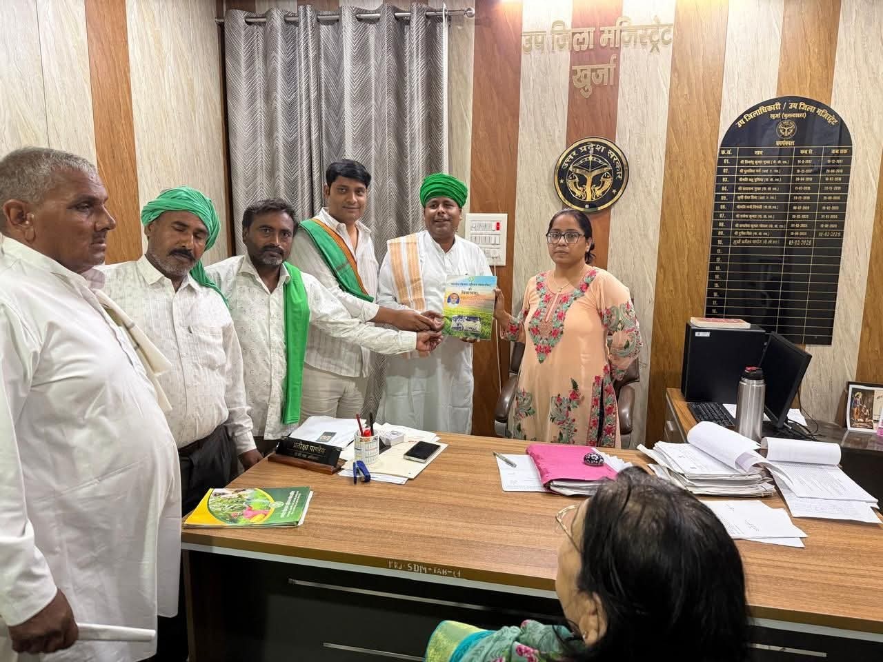 Khurja Farmers Issues Discussed; SDM Assures Solution | BKU Lokshakti