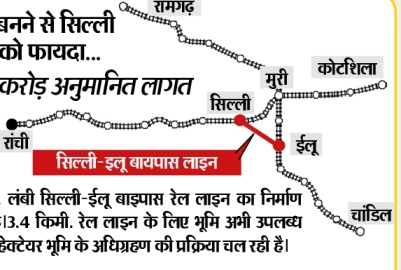 After the construction of the Silli-Ilu track, the journey from Ranchi ...