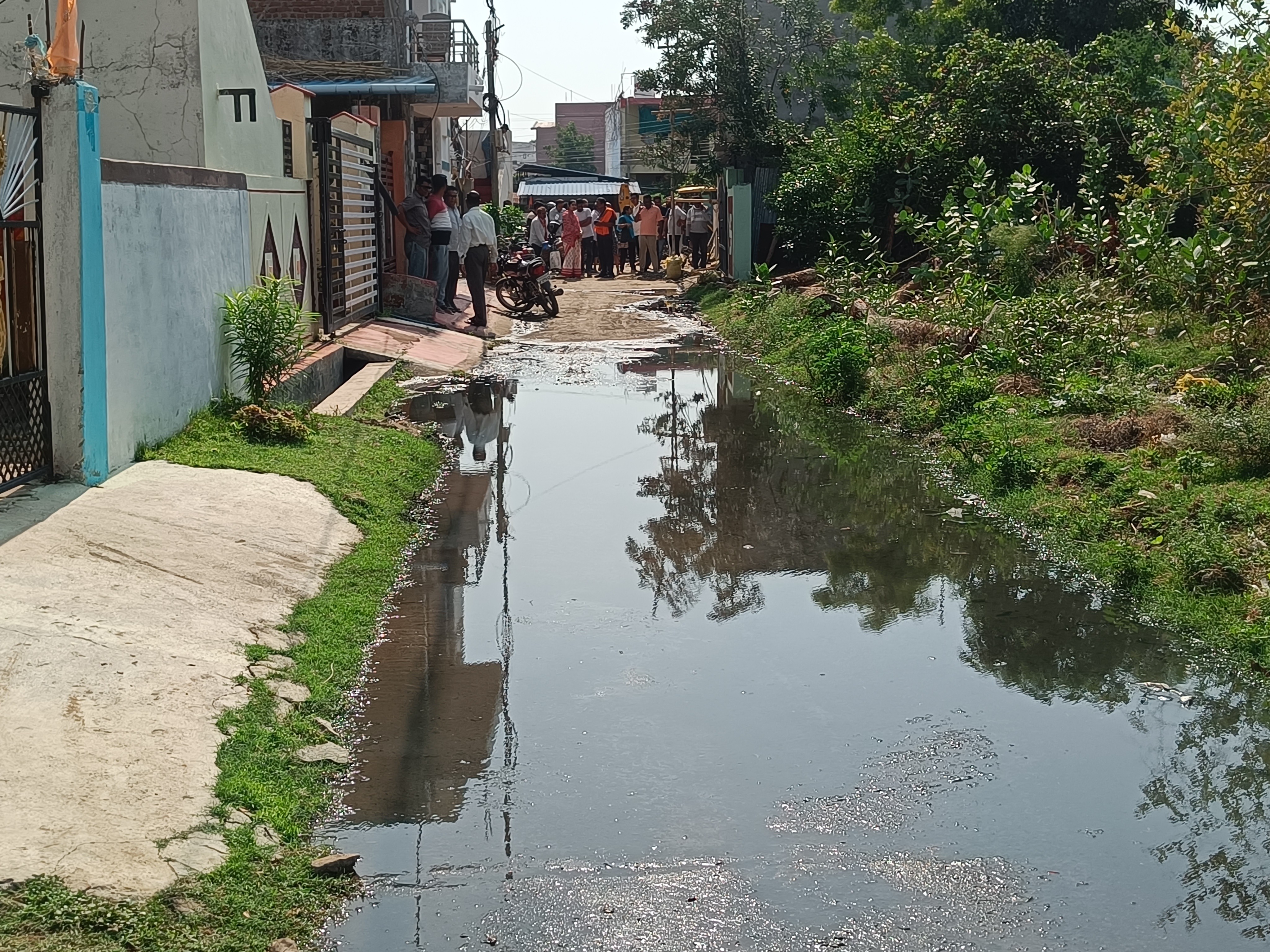 Balaghat Waterlogged Homes | Pre-Monsoon Rain; Private Land Obstruction ...