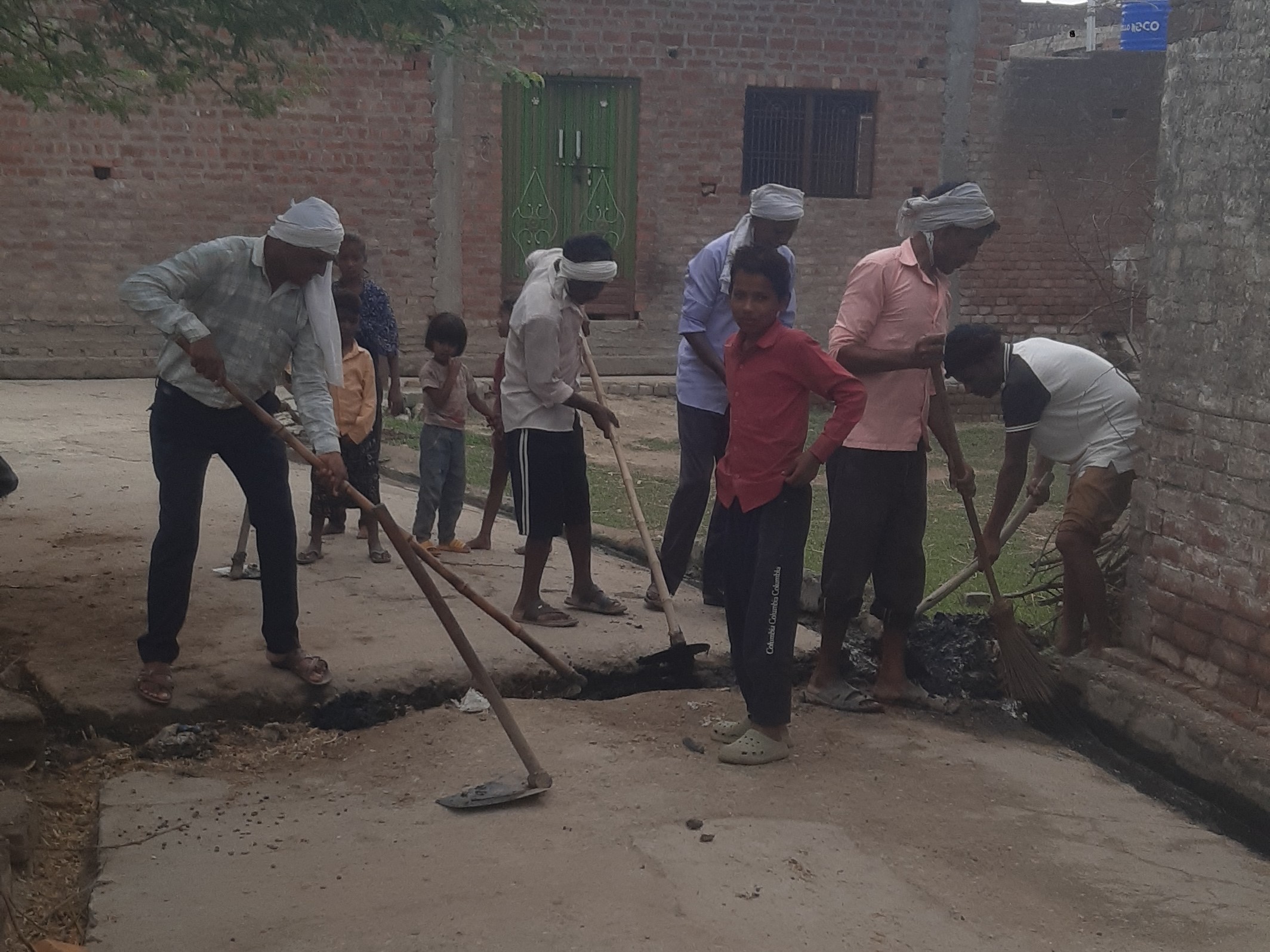 Communicable Disease Control Drive In Sajni Village; ADO Panchayat ...