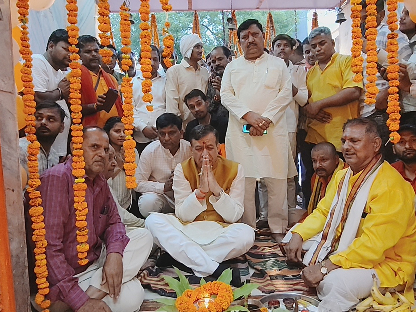 Kanpur Chaturthuj Mandir Sundrikaran Inauguration By Satish Mahana