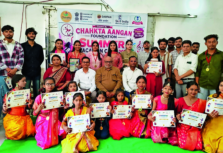 Children's talent shines in the summer camp, many colourful ...