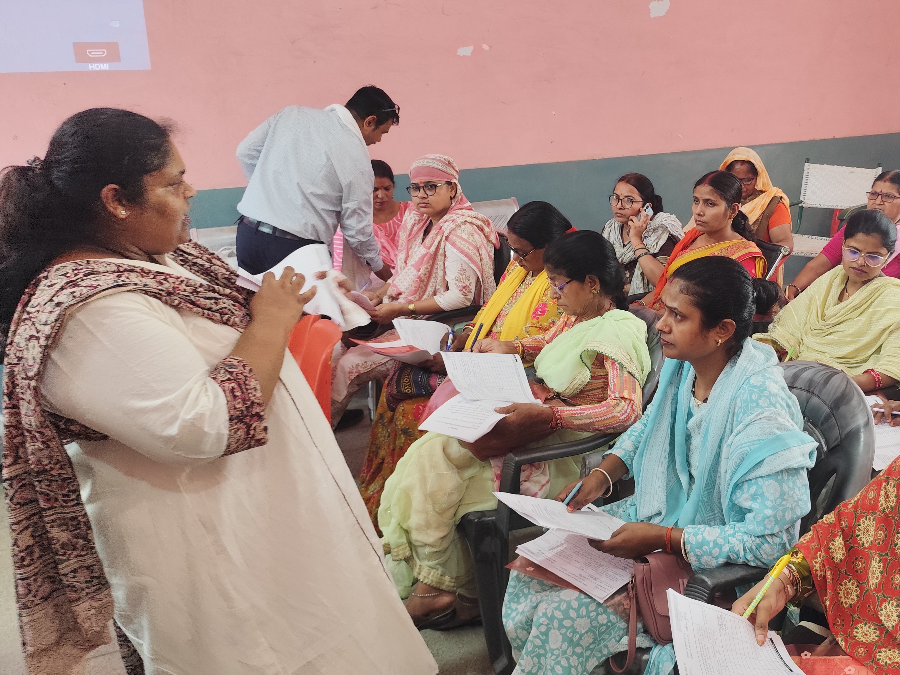 Konch CHC ANM Training | Vaccination Microplan Update