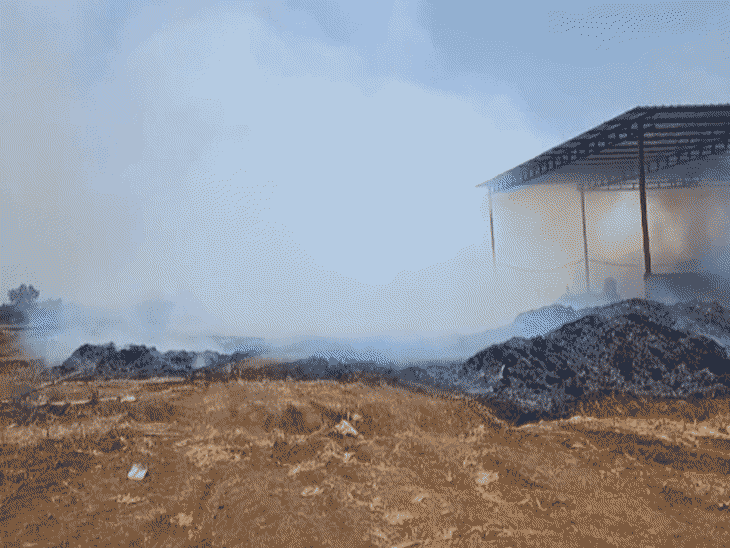 Sodapur Biomass Plant Fire Loss | Maize Waste Coal Making Accident