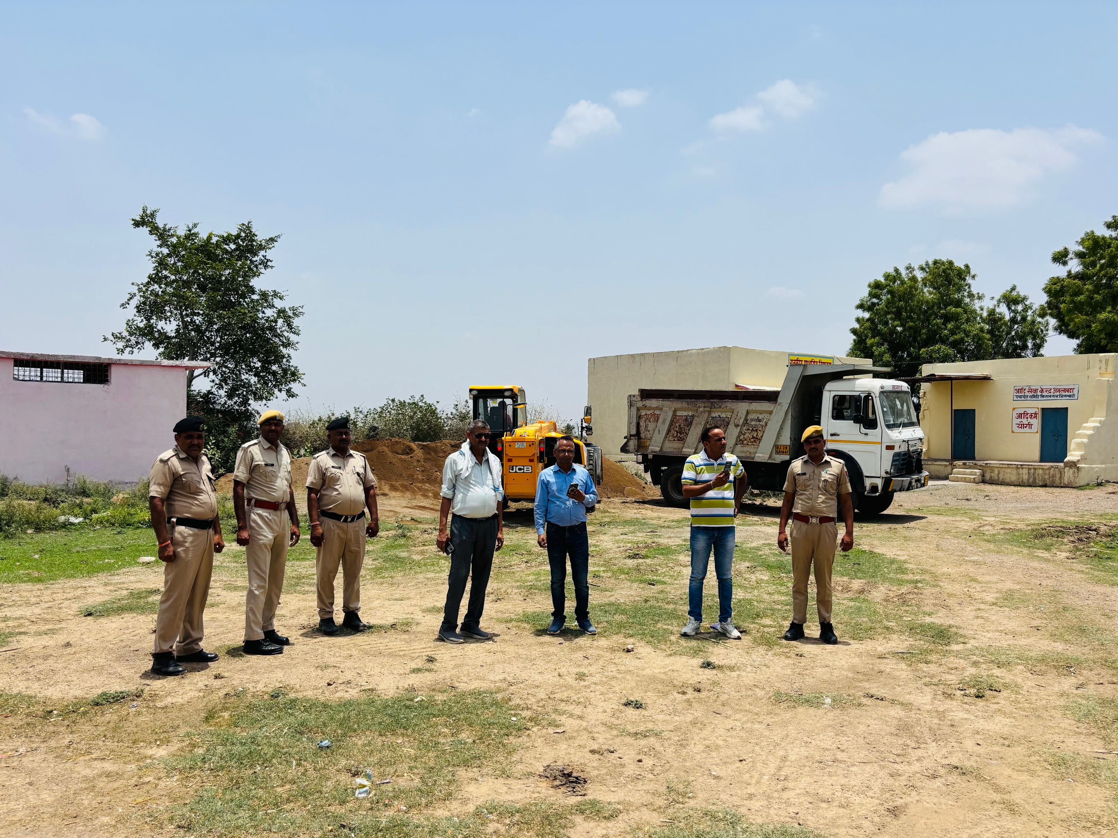 Kishanganj Mining Action: 200 Ton Bajri Seized, Rs 1.41 Lakh Fine