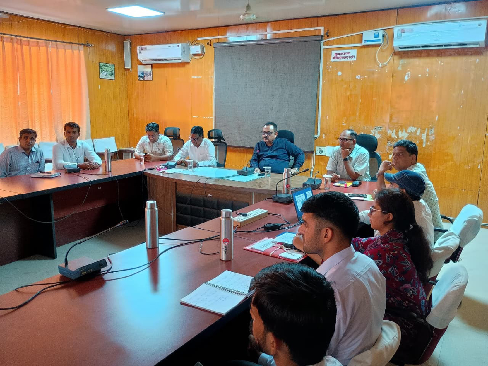 Field study completed, Collector's teachings to trainee officers