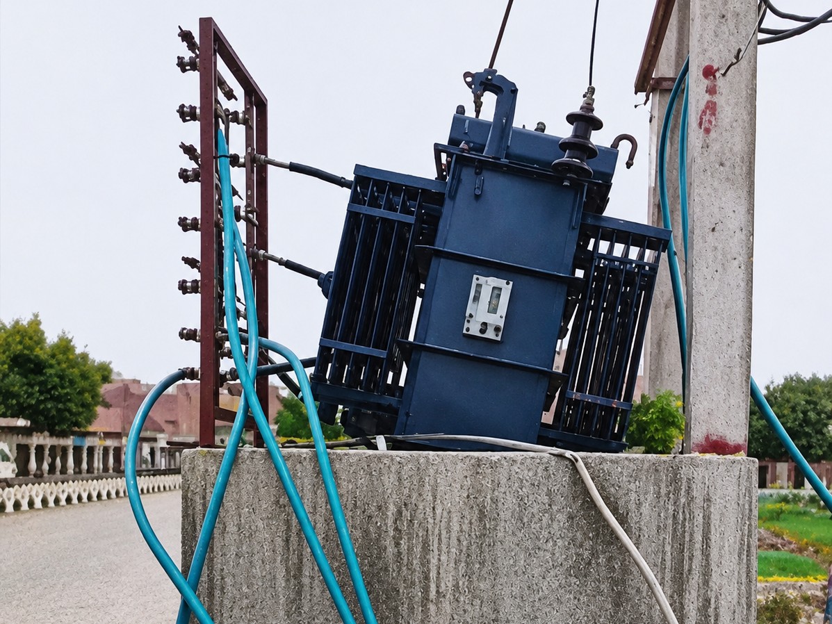Chahaniya Transformer Leans | Storm Fells 100+ Poles